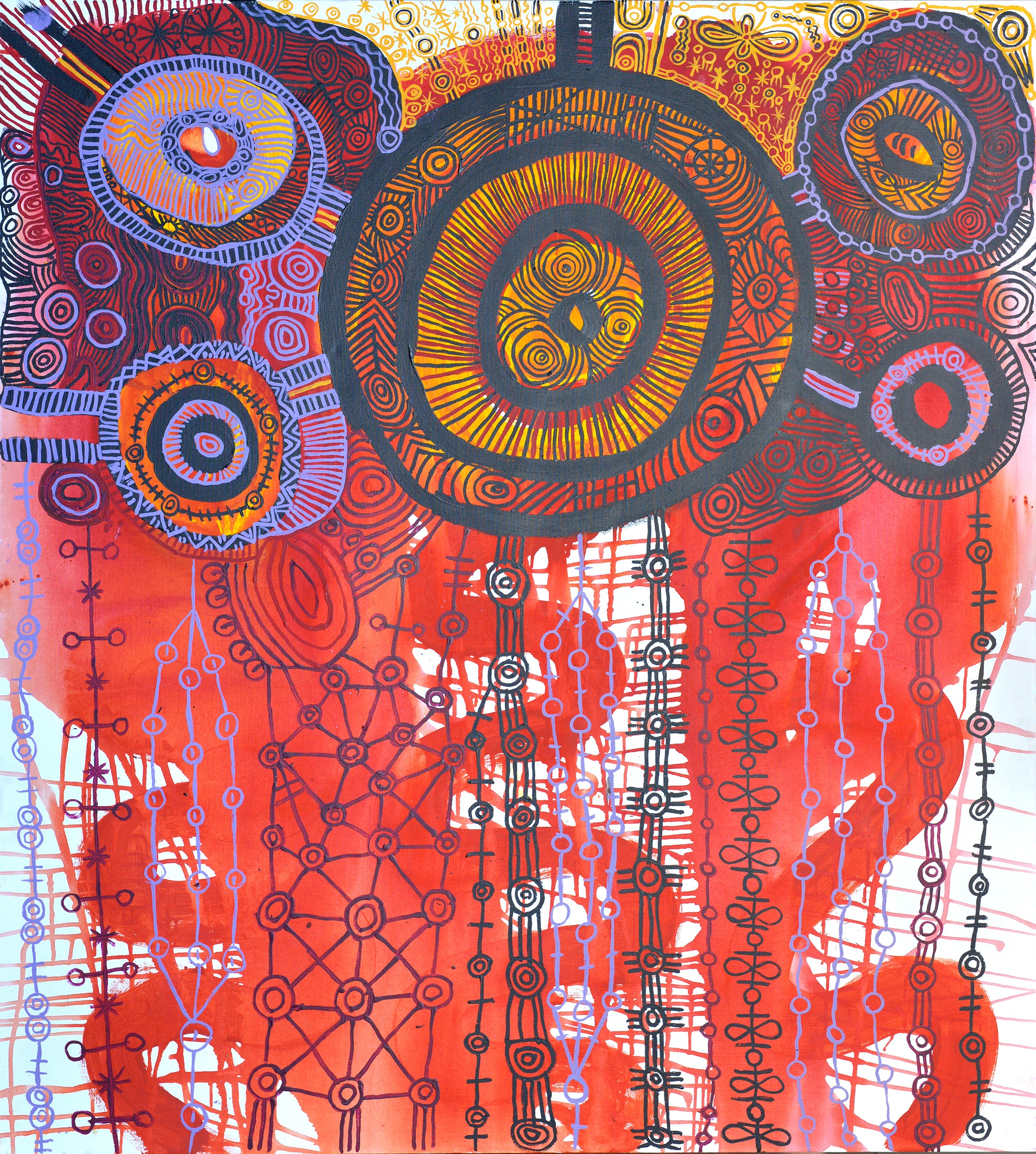 Yaritji Young - Tjala Tjukurpa - Honey Ant Story – Yanda Art